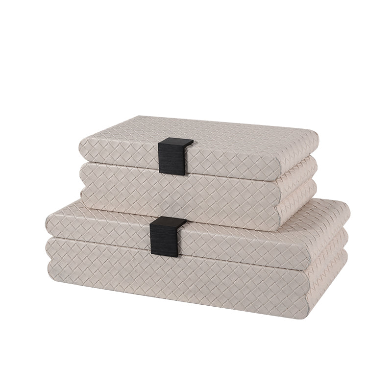 Mid Textile Texture Decorative Box